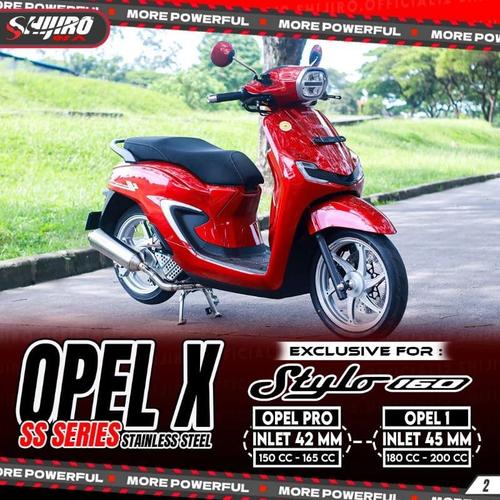 Jual Knalpot Standar Racing Shijiro Type NEW OPEL X-SS Series for HONDA ...