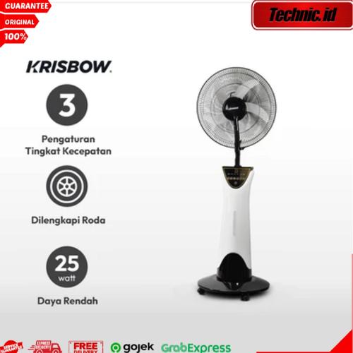 Jual Kipas Angin Uap Krisbow 1,8 Liter Emergency Standing Misty Fan ...