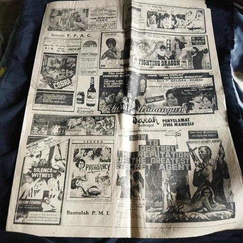 Jual koran jadul iklan bioskop tahun 1975 - Kota Salatiga - elang ...