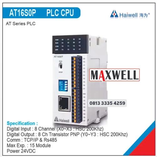 Jual AT16SOP PLC HAIWELL 8 DI 8 DO TRANSISTOR PNP - Kab. Bekasi - Elektrik Otomasi 95 | Tokopedia