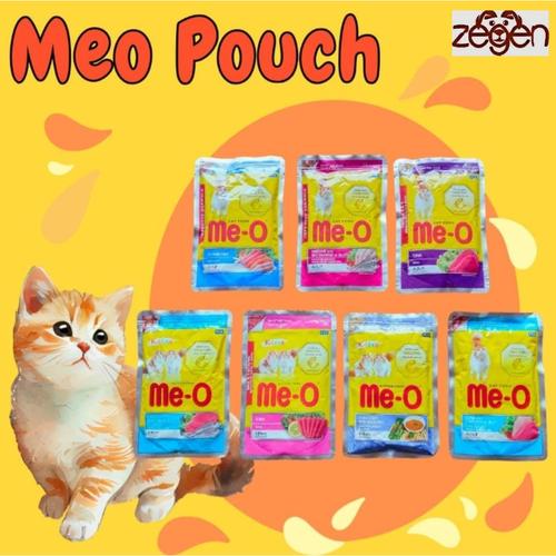 Jual MEO Pouch 80 gr Makanan Kucing Basah 1 Box Isi 12 Pcs| Makanan ...