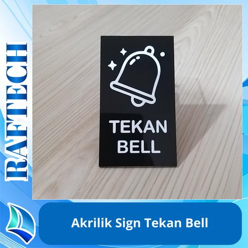 Jual Sign Mini Tekan Bell Akrilik 12x7 | Label Bell - Kota Bandung ...