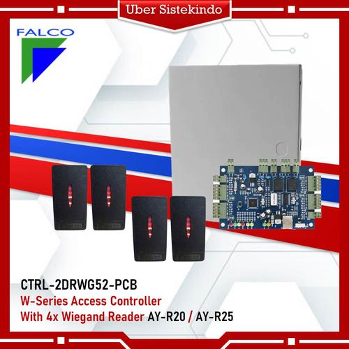 Jual Access Control Panel Falco W Series 2 Door Controller Access Door ...