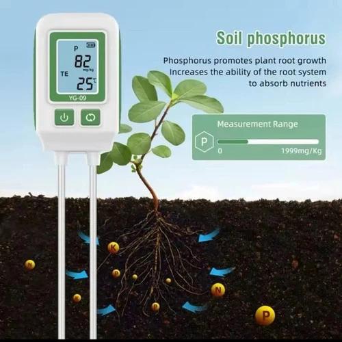 Jual Digital Soil Fertility Tester 4 In 1 Npk Analyser Meter 0-1999Mg ...