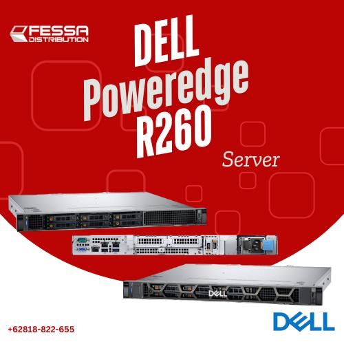 Jual Server Rack Dell PowerEdge R260 – Xeon E-2434, 16GB RAM, SAS 1.2TB ...
