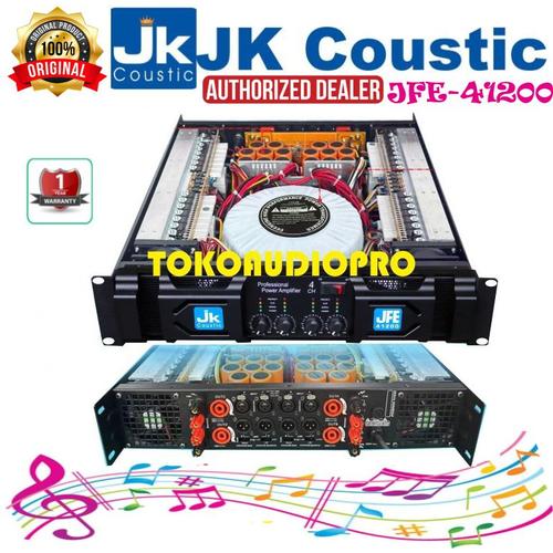 Jual jk coustic JFE41200 4-channel Power amplifier Jk Coustic JFE-41200 - Jakarta Pusat ...