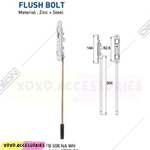 Jual FlushBolt Dekkson FB 508 Dekkson Grendel Pintu Aluminium - Jakarta Barat - XoxoAccessories ...