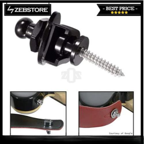 Jual Pengunci Strap Lock Gitar Model Schaller End Pin Cantolan Black ...