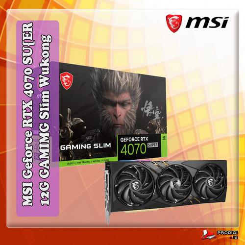 Jual VGA MSI Geforce RTX 4070 SUPER 12G Gaming Slim Wukong Edition ...