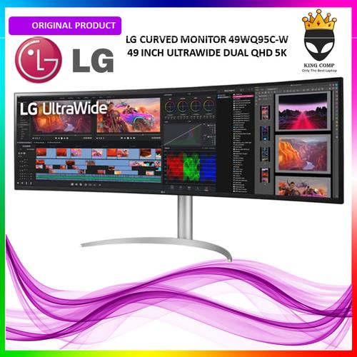 Jual Monitor LG 49" 49WQ95C-W Curved IPS Dual QHD USB Type-C Ultrawide - Kab. Tangerang - KING ...