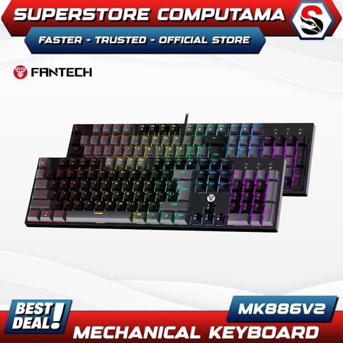 Promo Fantech ATOM MK886 RGB Gaming Mechanical Keyboard Full Size ...