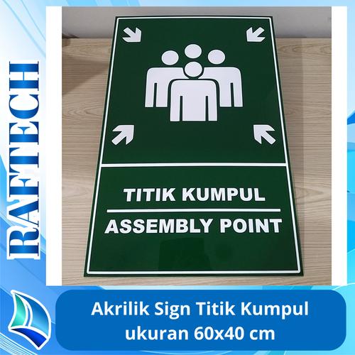 Jual Akrilik Sign titik Kumpul Ukuran 60x40cm - Kota Bandung ...
