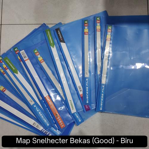 Jual Map Plastik Snelhecter Business File F4/Folio Warna Biru - Jakarta ...
