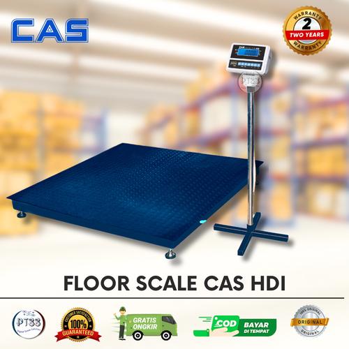 Jual TIMBANGAN LANTAI 5TON / FLOOR SCALE CAS HDI 10TON UK 2M X 3M ...