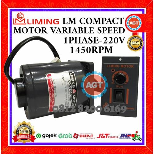 Jual LIMING CM-09IG90S-BFV 90WATT 1PHASE 4POLE 220V COMPACT VARIABLE ...