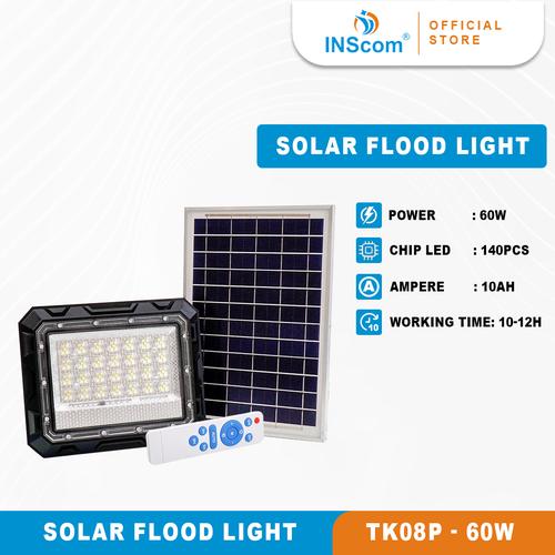 Jual LAMPU SOROT LED 60 WATT PANEL SURYA CELL SOLAR FLOOD LIGHT 200W ...