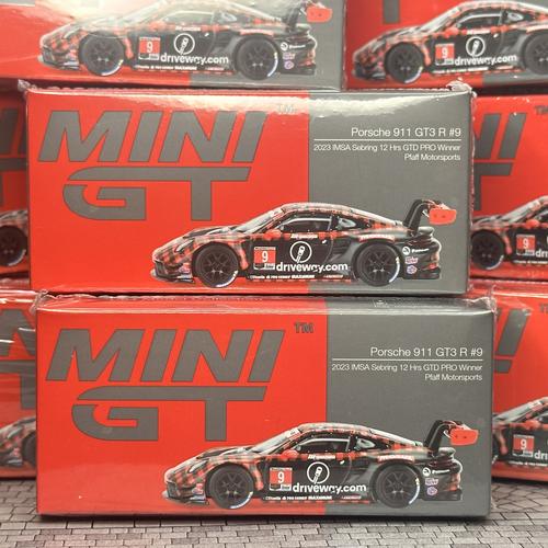 Jual Mini GT 770 Porsche 911 GT3 R #9 2023 Imsa Sebring 12HRS GTD Pro ...