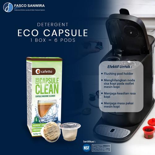 Jual Cafetto Eco Capsule Clean for Nespresso | Coffee Machine Cleaner ...