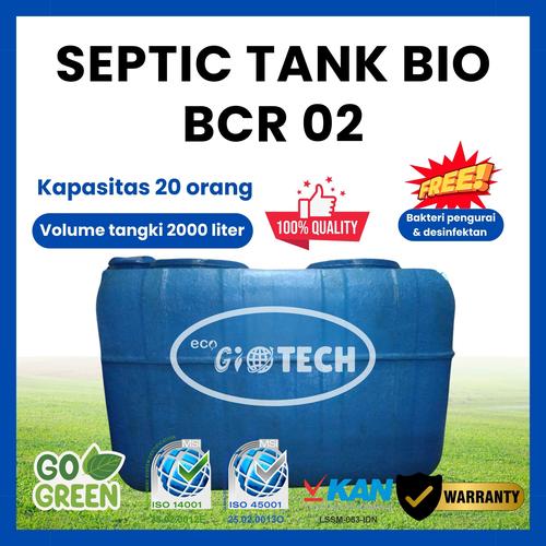 Jual Septic tank 2000 liter BCR 2 KOtak Biru, Sepiteng Modern Ramah ...