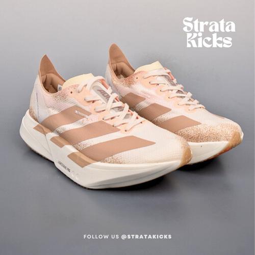 Jual Adizero Adios 4 M Beige Gold Sneaker JR6359 (Size 36-45) - 36 ...