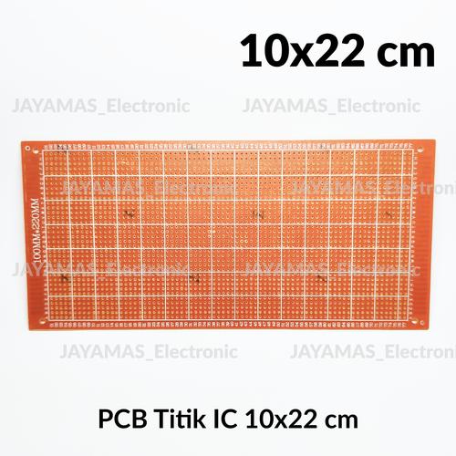 Jual Papan PCB Bolong Pcb lubang PCB titik Pcb IC 10x22cm pcb LED hrg 1 ...