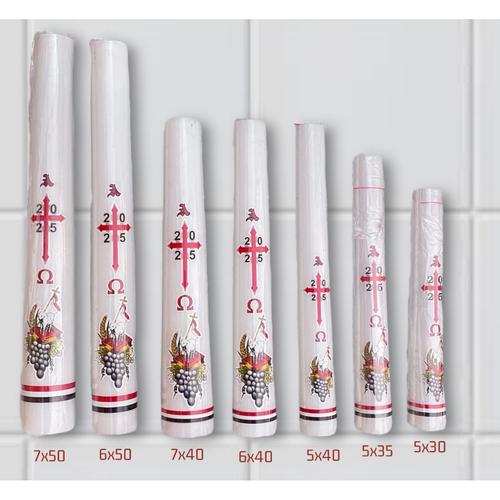 Jual Lilin Paskah 2025 Ukuran 5x35cm - Katolik - Kota Pontianak - Toko ...