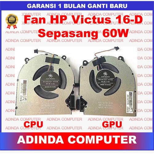 Jual Kipas Fan HP Victus 16-D 16-d0185 16-E 16-e0011ns Q264 RTX3050 CPU ...