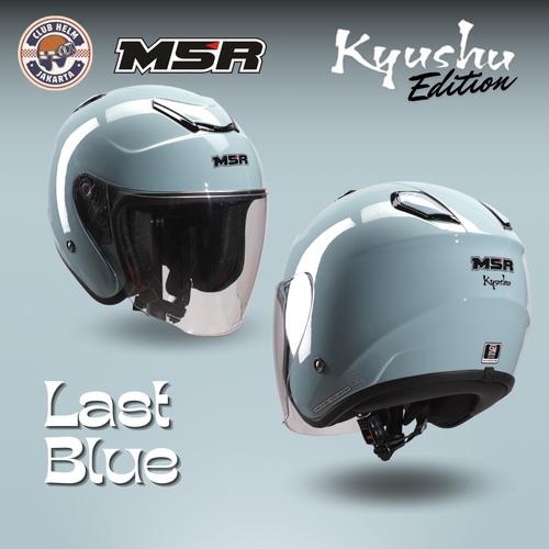 Promo ( SNI ) Helm Dewasa MSR Kyushu / Kyoto Unisex Cowo Cewe Pia Wanita Polos - Hitam Doff, M ...