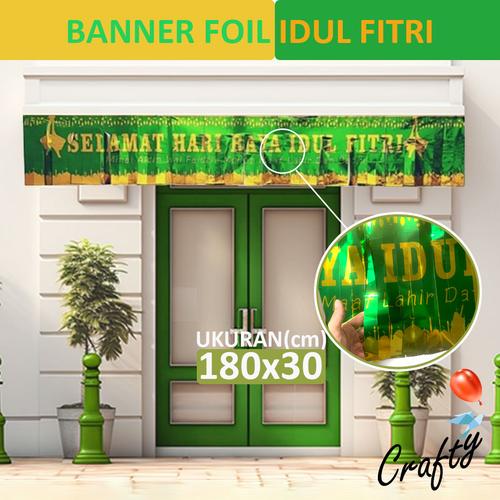 Promo Dekorasi Ramadhan BANNER PINTU FOIL Hiasan Idul Fitri Acara Tema ...