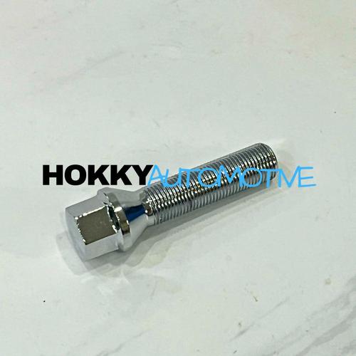 Jual baut roda mercy bmw 14 mm x 1,25 panjang drat 5cm / baut mercy bmw ...