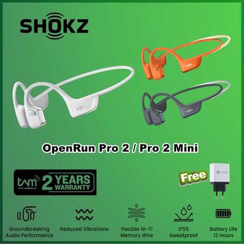 Promo Shokz OpenRun Pro 2 Bone Conduction Sports Headphones Open Run ...
