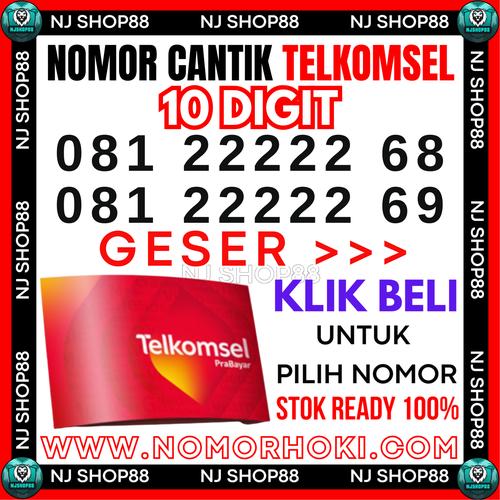 Jual NOMOR CANTIK 10 DIGIT TELKOMSEL KARTU PERDANA SIMPATI 4G/5G TIPE PLATINUM TRIPLE PANCA ...