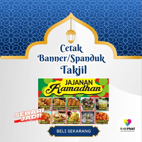 Jual Cetak Banner Spanduk Makanan Takjil Ramadhan Puasa Bahan Flexy ...