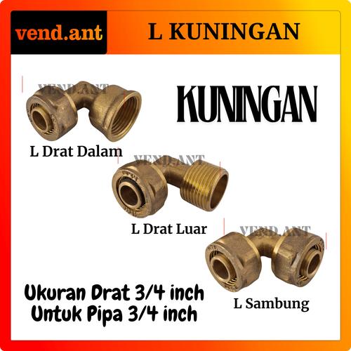 Jual Knee Keni Elbow Sambungan L Fitting Pipa Air Panas Drat Luar Dalam ...