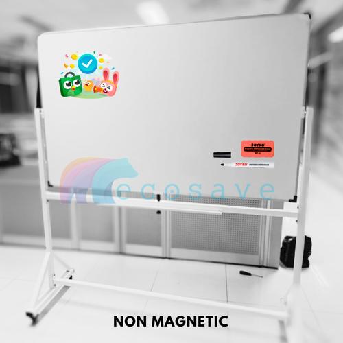 Promo Whiteboard Standing Single Face Non Magnetic EcoSave White Board ...
