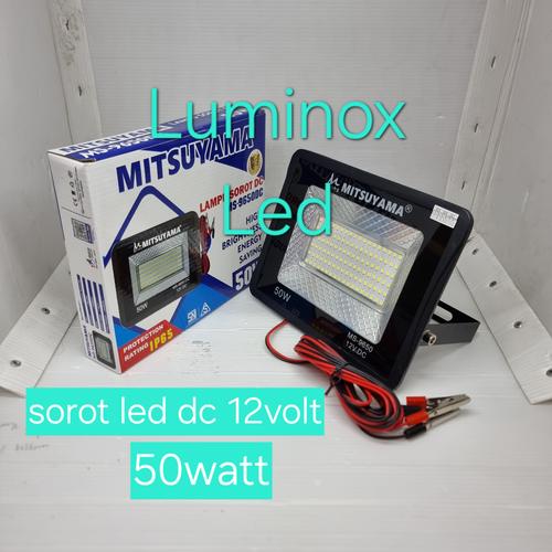Jual sorot led 12v 50w 50 watt tembak flood light dc 12volt 50watt smd - Jakarta Barat - luminox ...