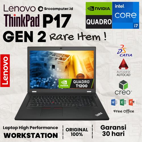 Promo Lenovo Thinkpad P17 G2-Core i7-11800H-RAM 64GB-1TB SSD-Quadro ...