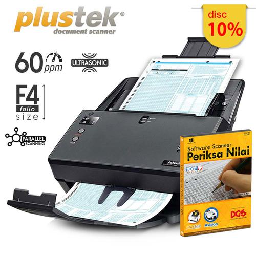 Promo Plustek Scanner Periksa Nilai LJK SmartOffice PT2160 - 60 Lembar ...