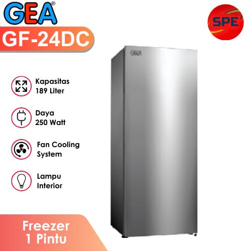 Jual FREEZER 1 PINTU GEA KAPASITAS 189 LITER GF-24DC / GF24DC GARANSI ...