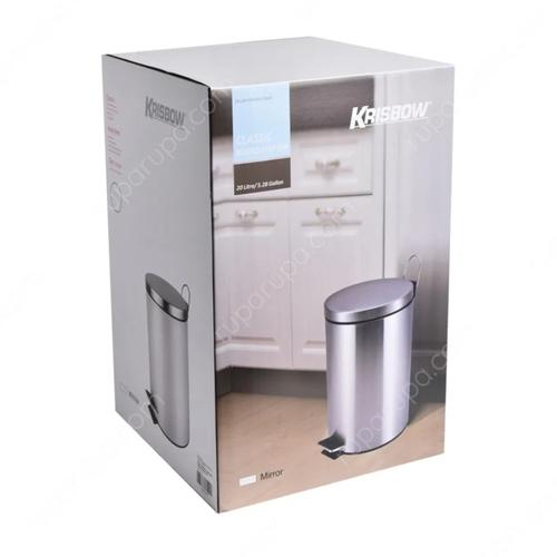 Jual Krisbow Tempat Sampah Pedal Bin 20 Liter Stainless Steel - Jakarta Timur - SM45 Shop ...