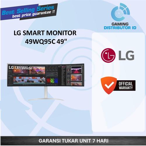Promo LG SMART MONITOR 49WQ95C 49" Dual QHD Nano IPS UltraWide Curved Monitor Cicil 0% 3x ...