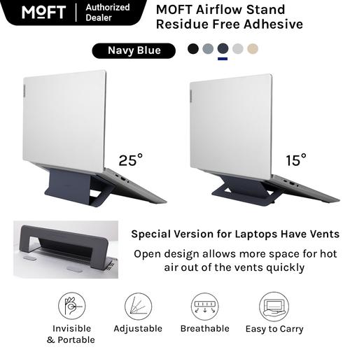 Jual MOFT Airflow Stand (Adhesive) - Jet Black - Jakarta Barat - Tech Essential ID | Tokopedia