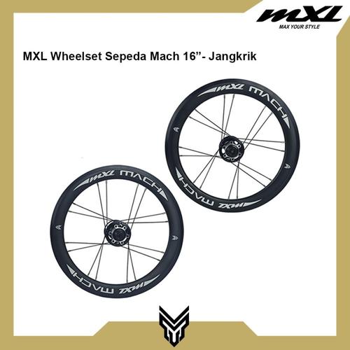 Promo MXL Wheelset Sepeda Mach Discbrake 16" Velg Sepeda Set Lengkap ...