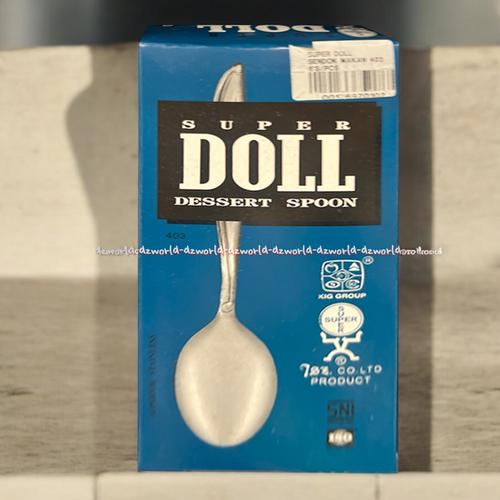 Jual Super Doll Dessert Spoon Sendok Makan Besar Tangkai Besi Stainless ...