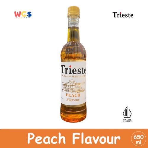 Jual Trieste Syrup Premium Peach Flavour 650ml – Sirup Rasa Buah Peach ...