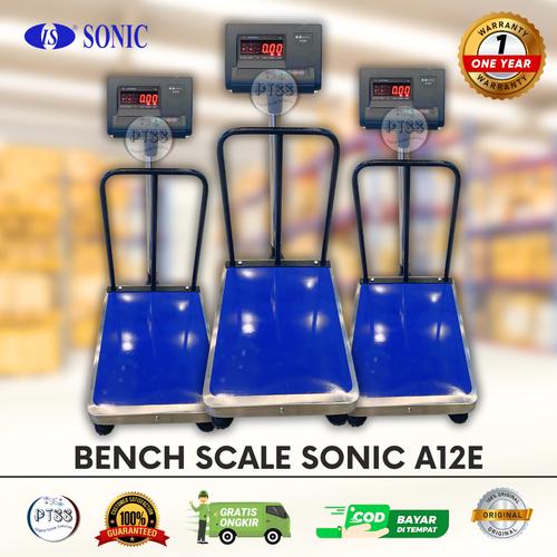 Promo Timbangan duduk digital SONIC A12E 300kg / timbangan industri ...