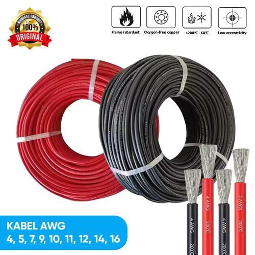 Jual Kabel AWG Hitam Merah 2 4 5 7 10 11 12 13 14 15 16 ALLWELL Serabut Instalasi Listrik 1 ...