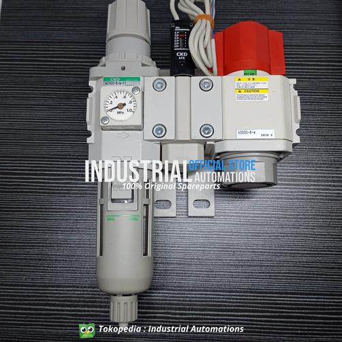 Jual CKD W2000-8-W (1/4") Filter Regulator+Pressure switch+Shut-off Valve - Jakarta Barat ...