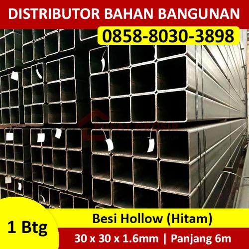 Jual Besi Hollow Hitam SNI 30x30x1.60mm Hollo Hitam Besi 3x3 Tebal 1 ...