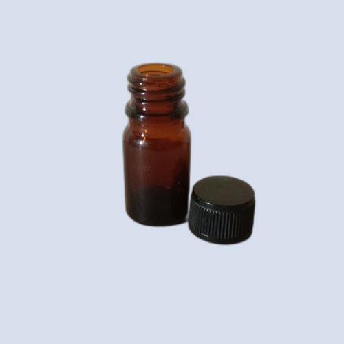 Jual Botol kaca 5ml amber tebal dengan tutup ulir hitam/putih - Kab. Bogor - Amberking new ...
